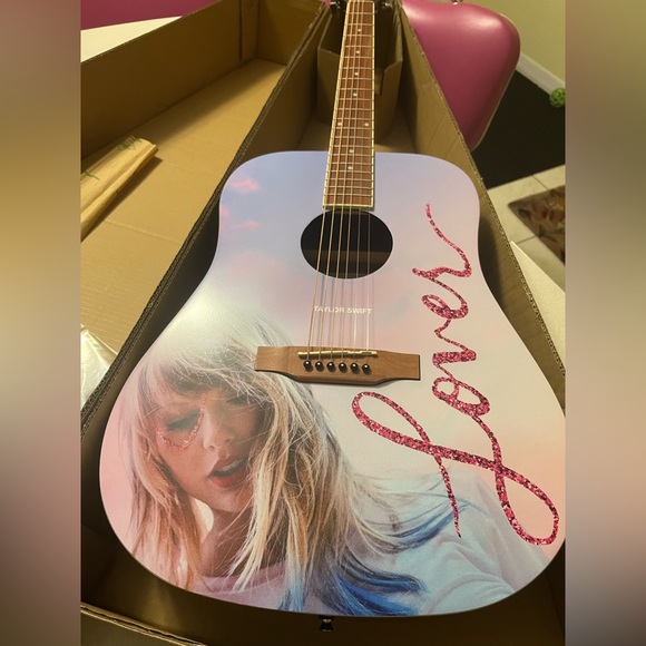 Taylor Swift | Other | Authentic Lover Guitar Taylor Swift Acoustic Epiphone Rare Collectible ...